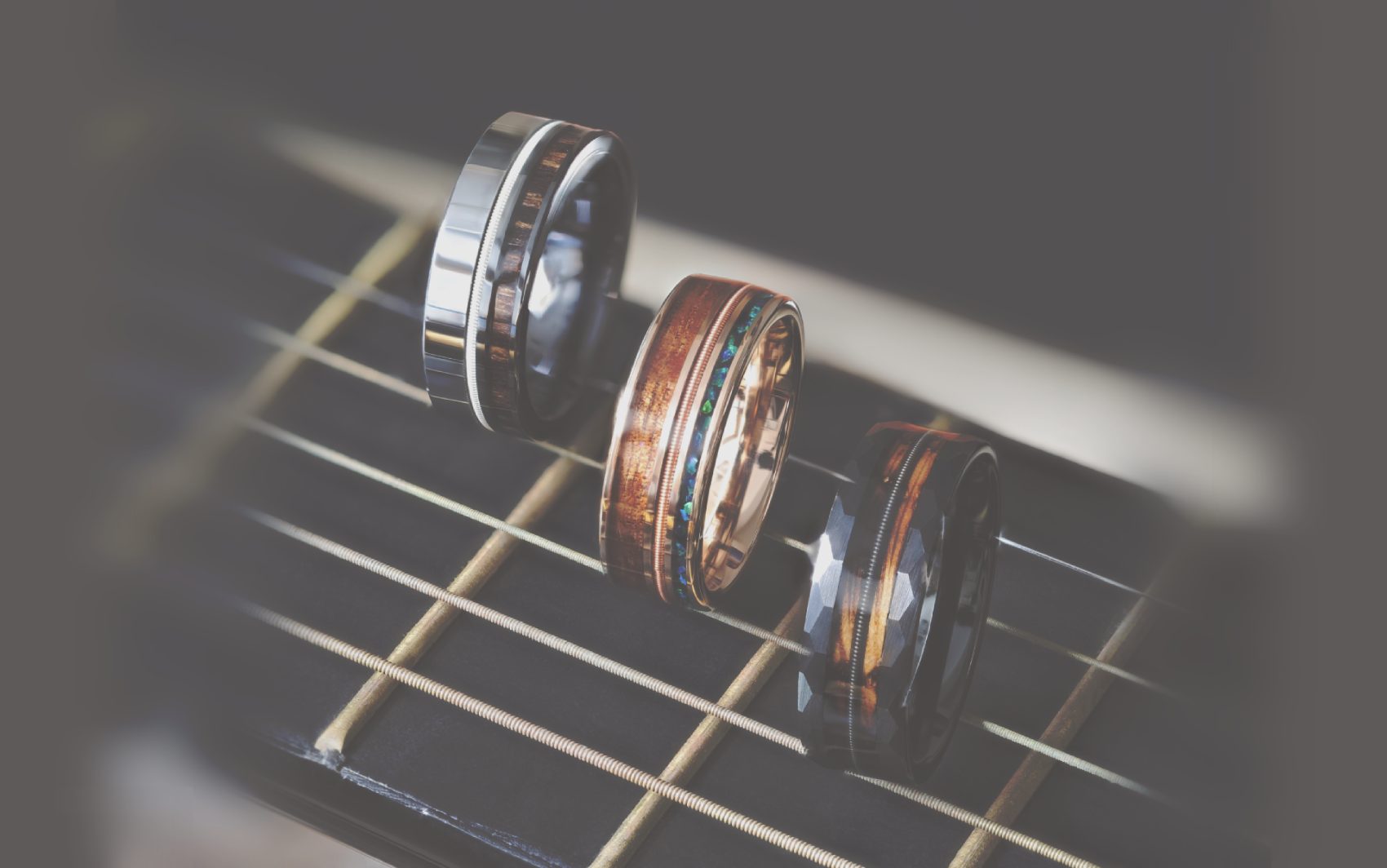 Guitar String Rings & Wedding Bands | Larson Jewelers