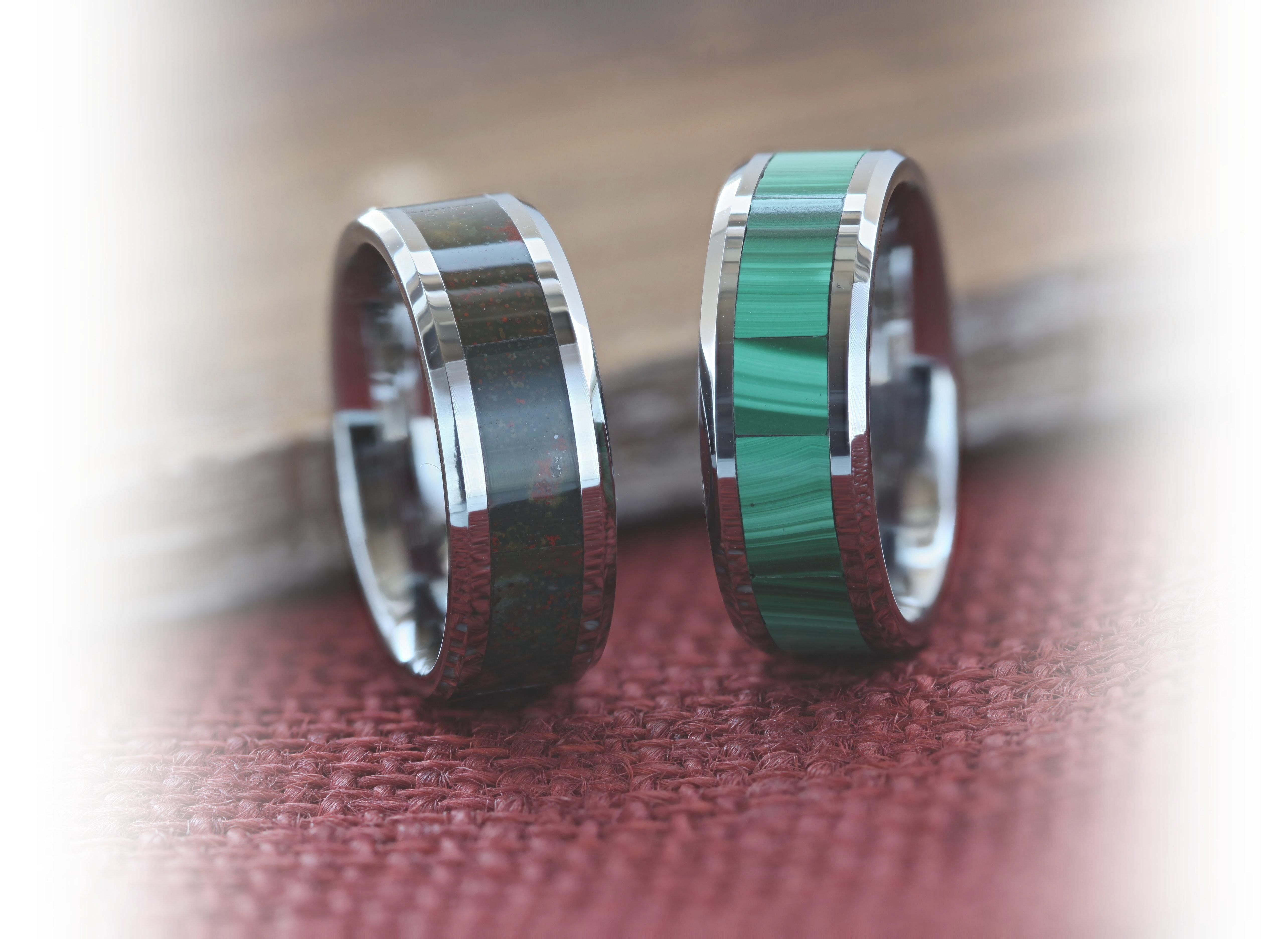 Inlay Tungsten Rings & Bands | Larson Jewelers